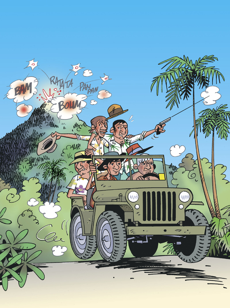 L'aventure c'est l'aventure adapté en BD