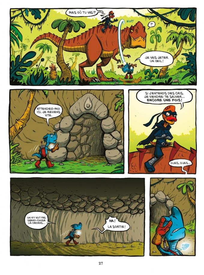 D’un danger à l’autre. Aventurosaure 4 - Les portes de Jurassia