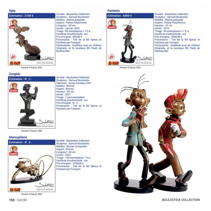 Tout Franquin en figurines. CAC 3D - Encyclopédie des figurines de ...