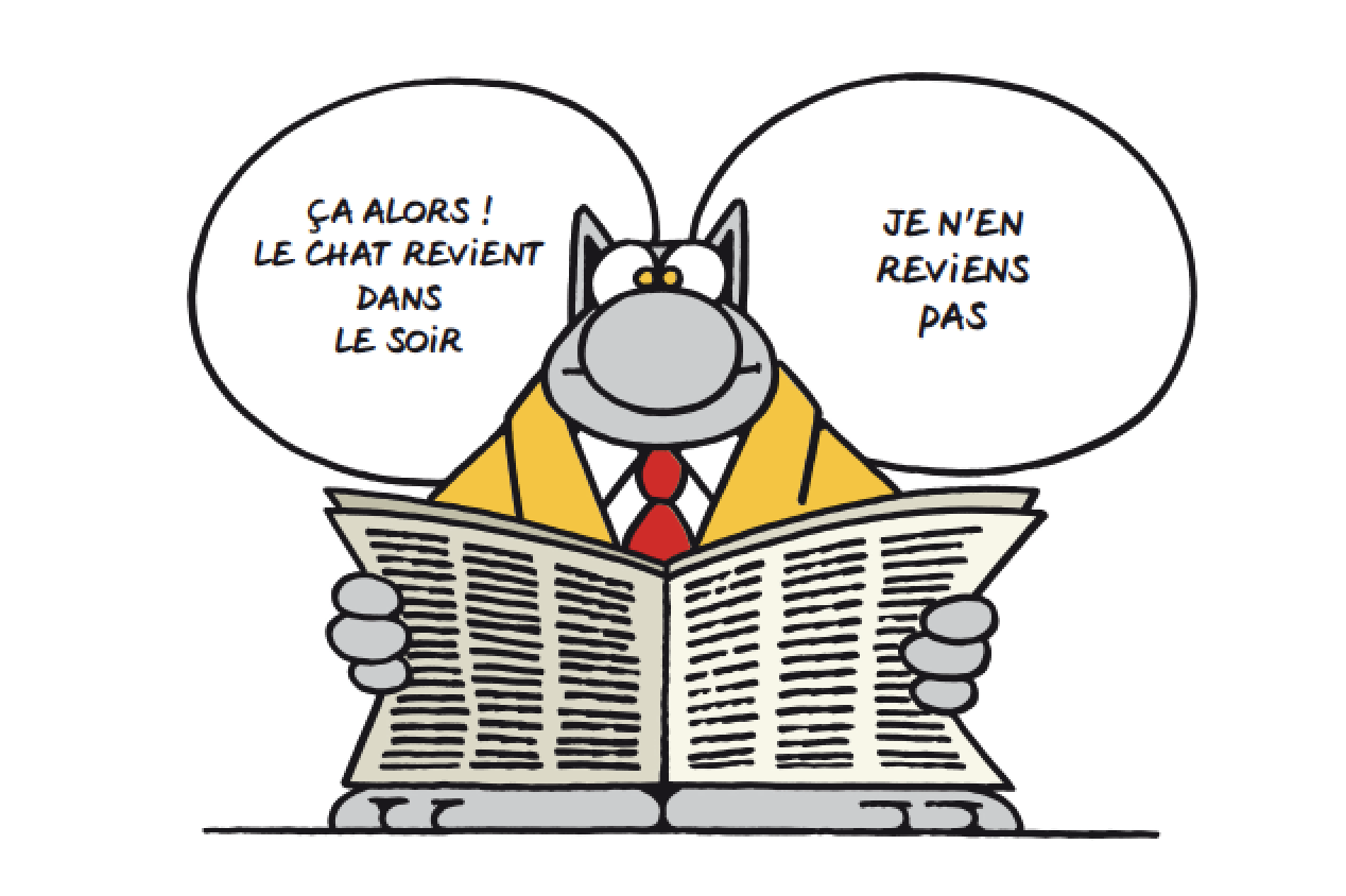 Le Chat de Philippe Geluck revient dans le journal Le Soir à partir du ...