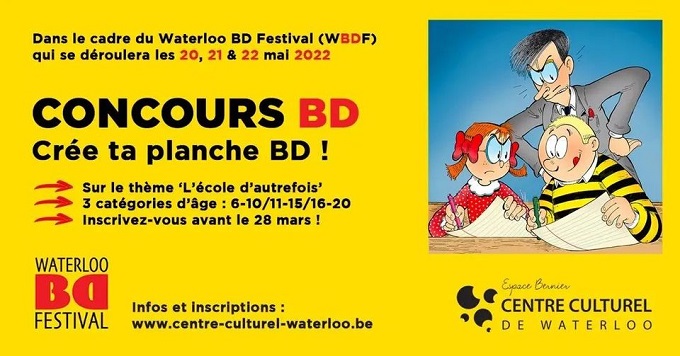 Grand concours de BD sur le thème "L'école d'autrefois" Centre Culturel ...