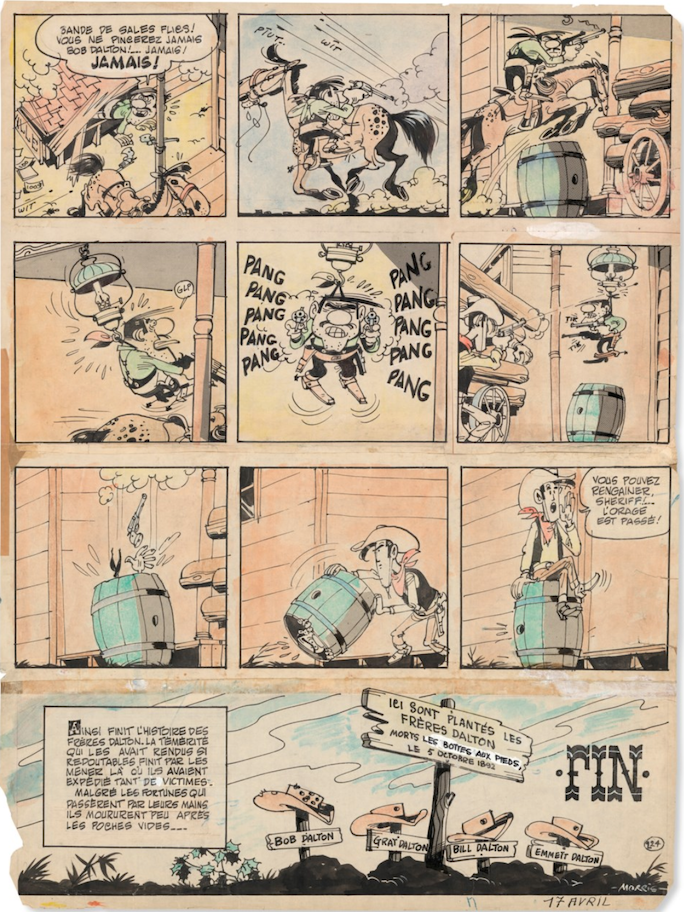 "Morris, l'homme qui créa Lucky Luke" ... 50 planches pour rêver aux ...