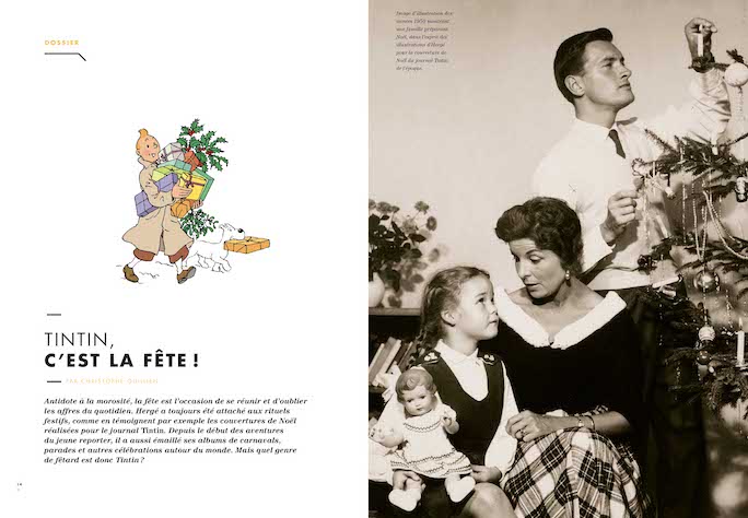 Quand Tintin vous plonge dans la féérie des fêtes