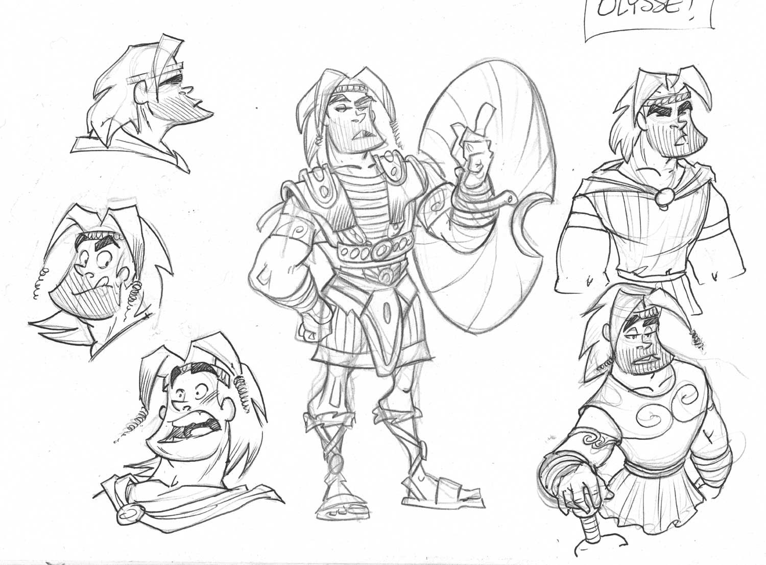 Odysseus The Odyssey Drawing